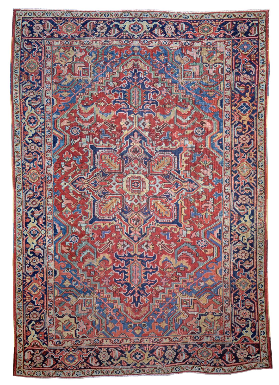 Antique Heriz carpet - Farnham Antique Carpets